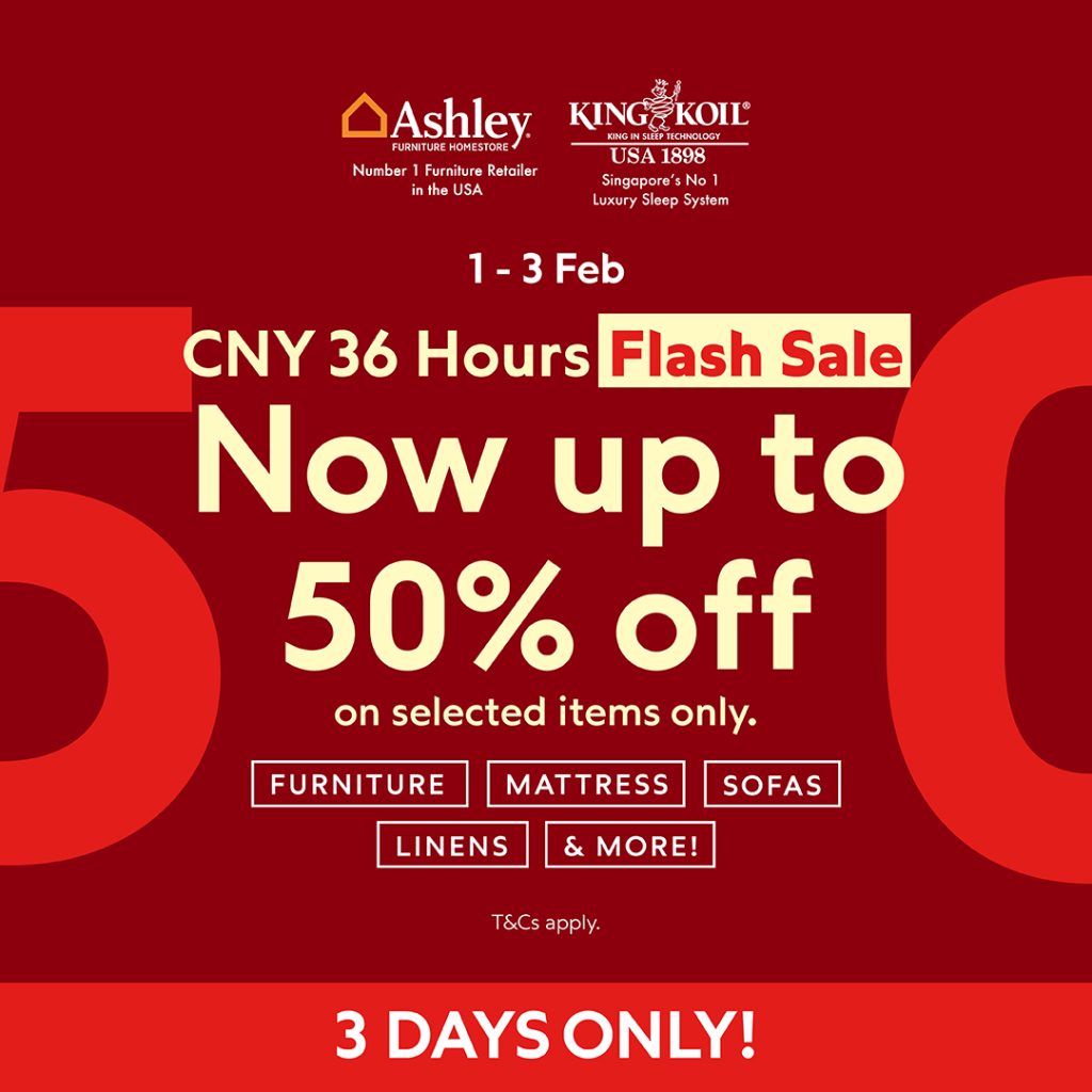 King Koil CNY 36 Hours Flash Sale - Save Up to 50% on Selected Items