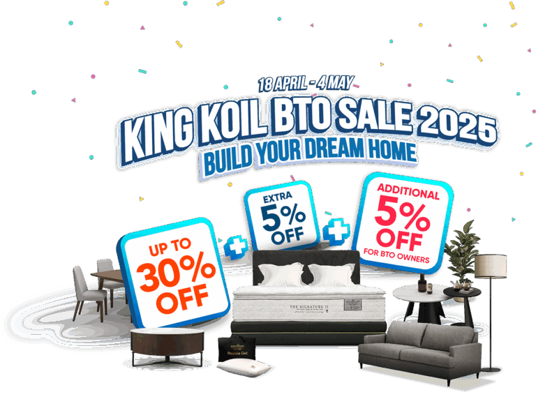 King Koil BTO Sale 2025 – Up to 30% OFF + Extra 10% for BTO Owners