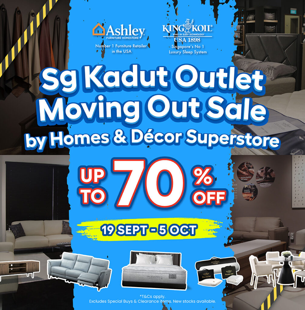Sg Kadut Outlet Moving Out Sale | Up to 70% Off Ashley & King Koil
